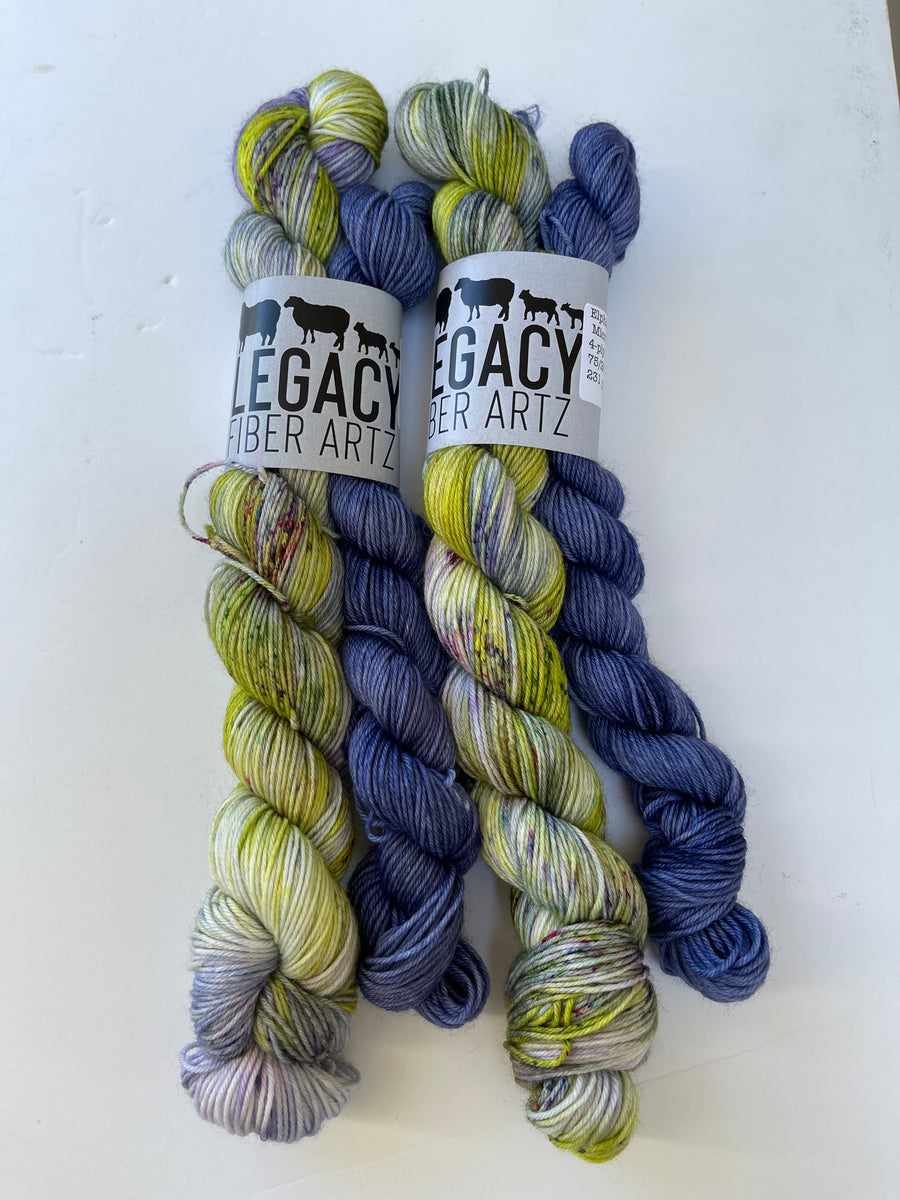 Elphaba Micro Sock Set – Legacy Fiber Artz