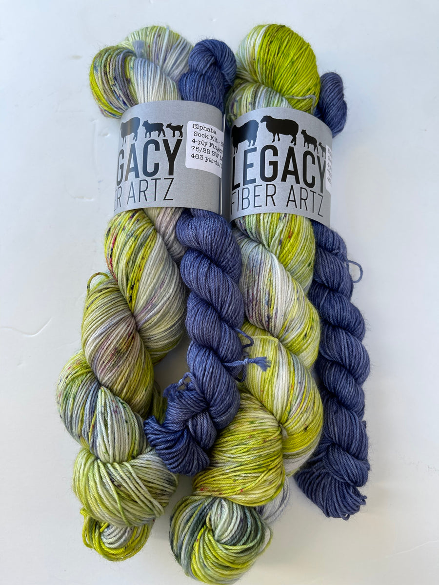 Elphaba Sock Kit – Legacy Fiber Artz