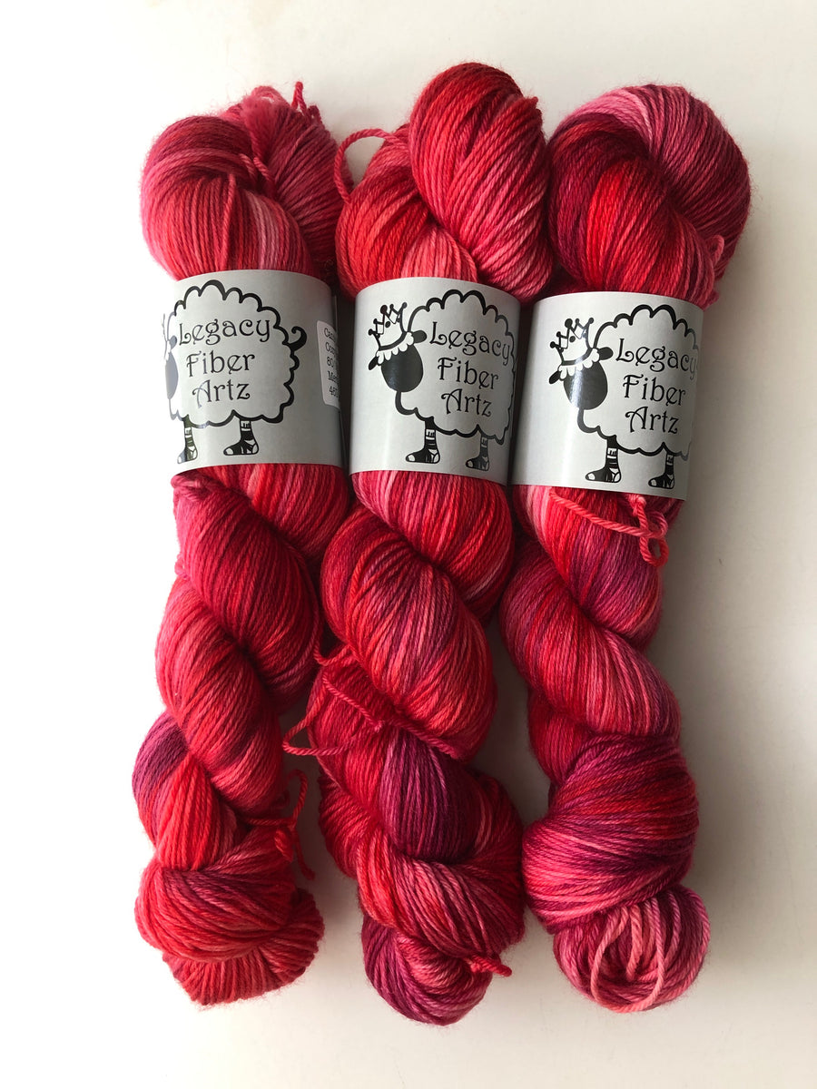 Candy Apple Cozy Toes – Legacy Fiber Artz