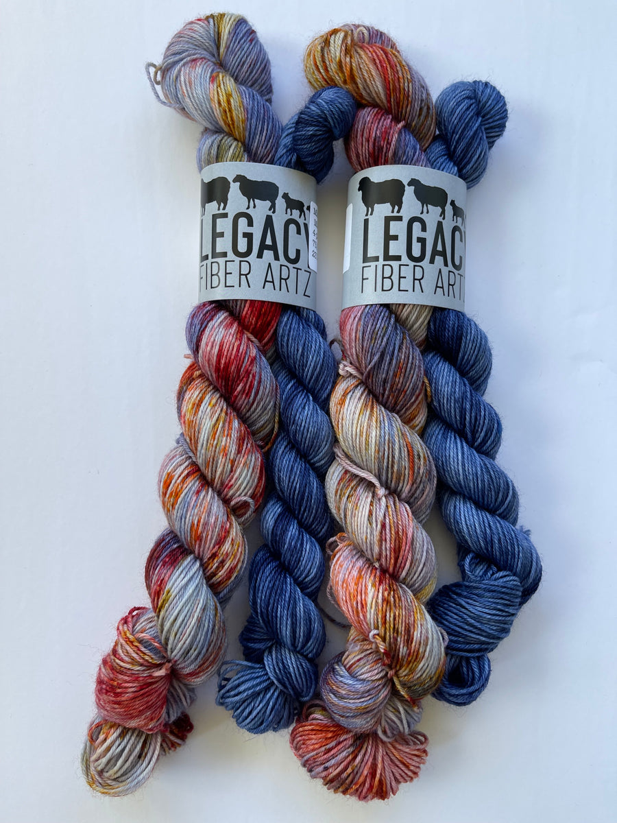 Midnight Mayhem Micro Sock Set – Legacy Fiber Artz